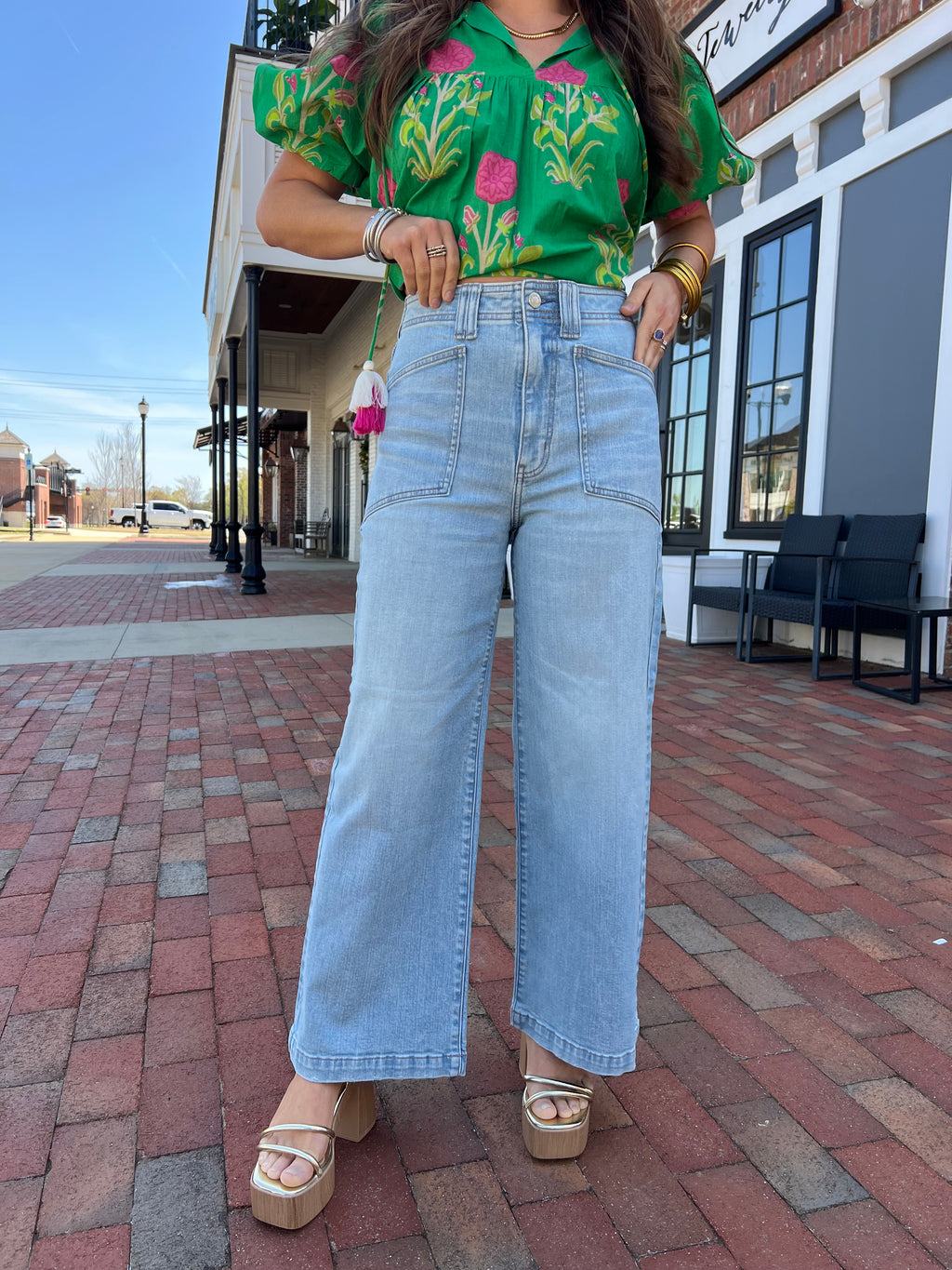 Daze | Valley Girl Wide Leg Ankle RomCom – Stella Ivy Boutique